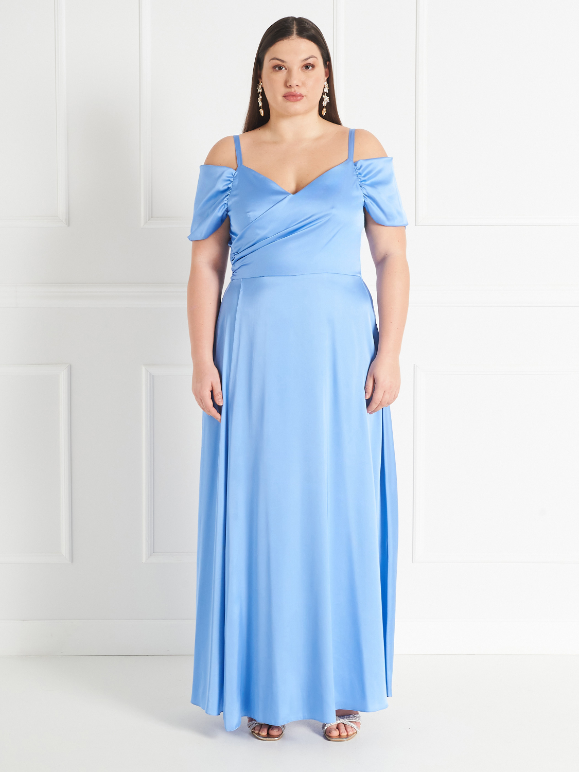 Abito Rinascimento Curvy atelier in Raso | Rinascimento